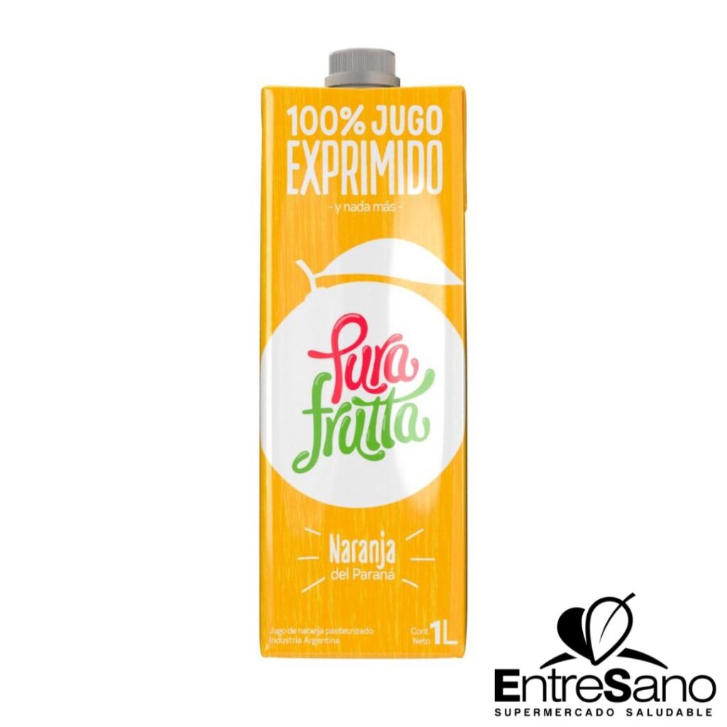 JUGO NARANJA EXPRIMIDO 1lt. - Pura Frutta - Entresano