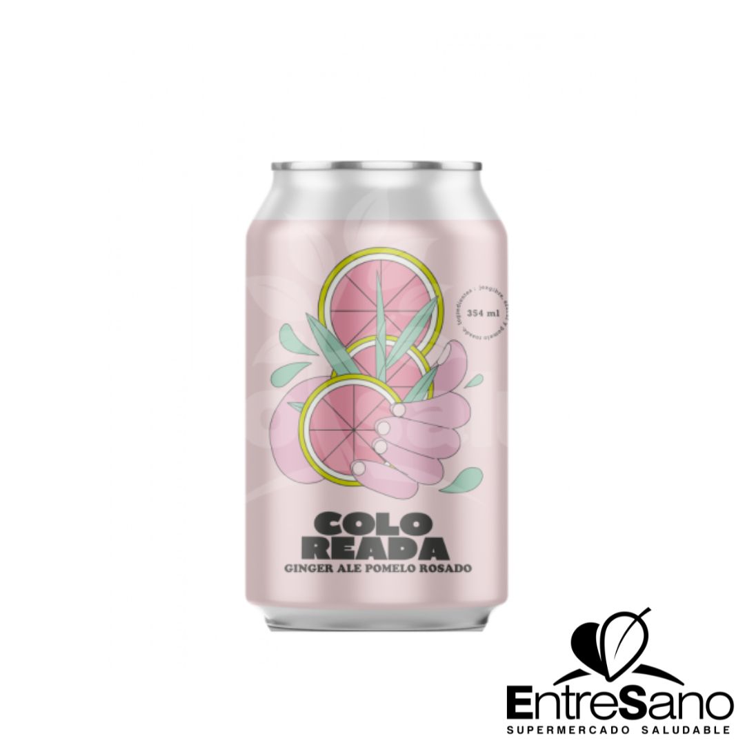 GINGER ALE POMELO ROSA 354ML - Coloreada - Entresano